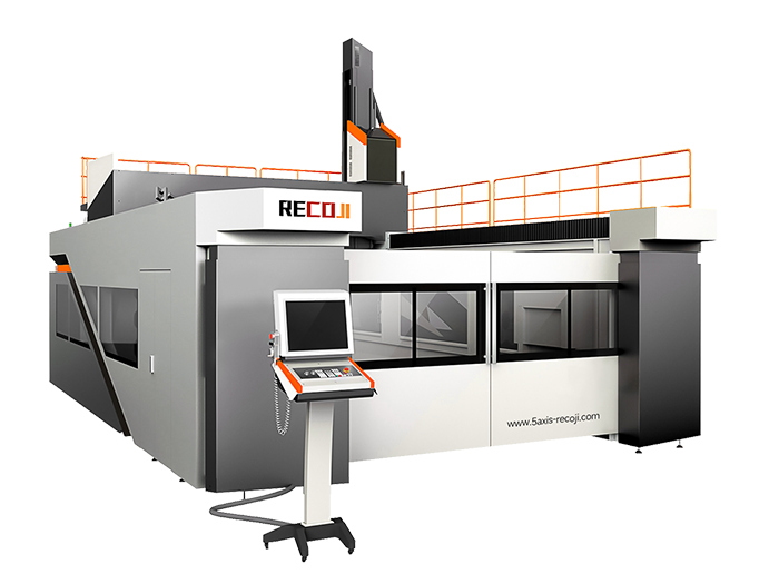Gantry Type 5 Axis CNC Machining Centers-RECOJI 5 AXIS CNC ROUTER